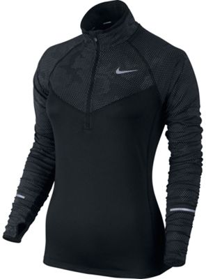 Nike Womens Reflective Element Half Zip Top Ss14 Abaxo 